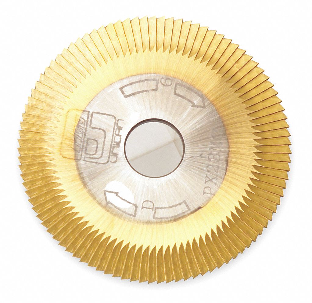 KABA ILCO, Steel, 2.38 in Overall Dia, Key Machine Cutter - 1GBB7|P ...