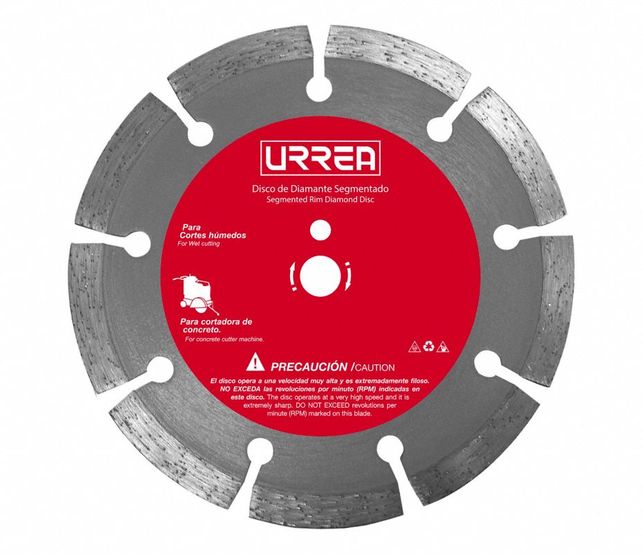 URREA Disco Diamante Cortadora Concreto,14" - 1GC899 | DDIS14 ...