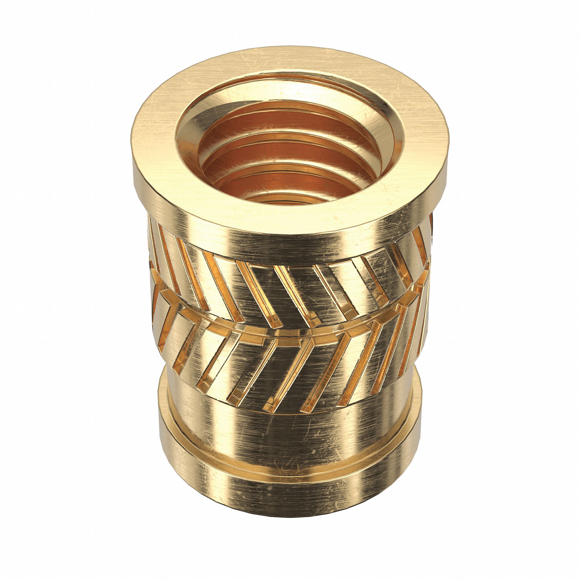 5/16"-18 Thread Size, 35/64 in Overall Lg, Heat-Set Insert - 1GUC1|FL ...