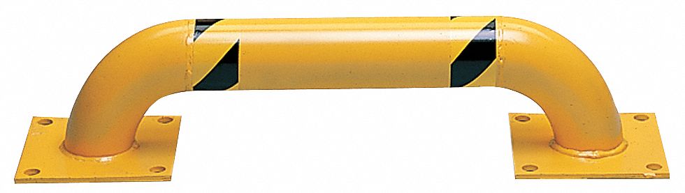 Straight, 9 in Top Rail Ht, Machine Guard - 1GUD9|1GUD9 - Grainger