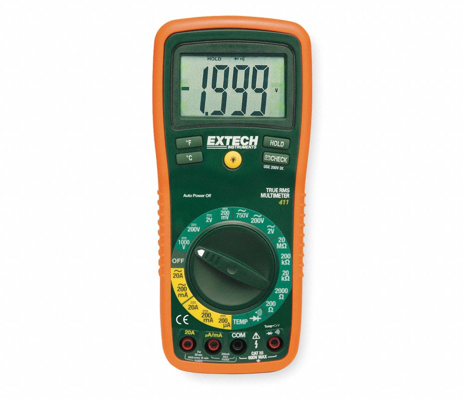 EXTECH Multímetro Digital EXTECH® EX411 750V 20A 2000 conteos - 1GUG8 ...
