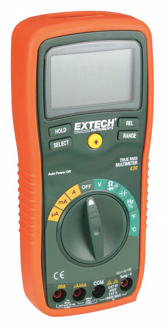EXTECH Multímetro Digital EXTECH® EX430 750V 20A 4000 conteos ...