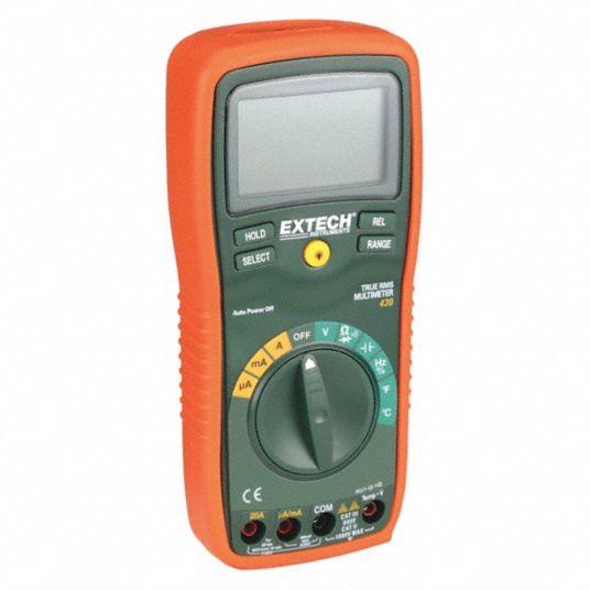 EXTECH, CAT III 600V, TRMS, Digital Multimeter - 1GUG9|EX430 - Grainger