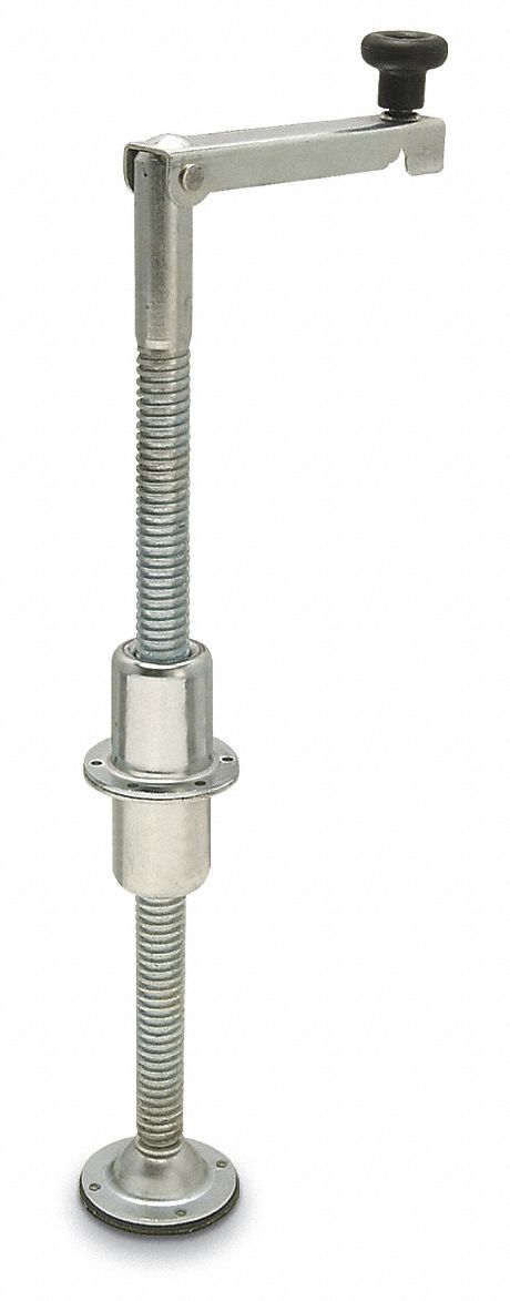 ALBION Leveling Jack, 9 In Travel, Zinc Plated - 1GUV4|LJ625000 - Grainger