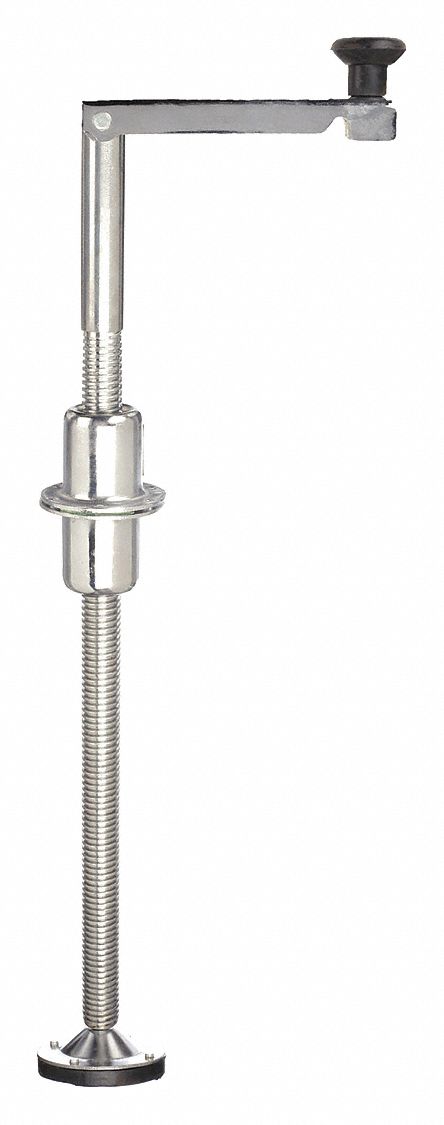 Leveling Jack,9 In Travel,Zinc Plated - Grainger