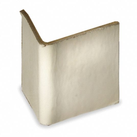 Recycled Corner Protector, Molded Pulp, Length 3 in, Width 3 in, PK 100 ...