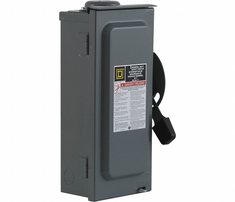 SCHNEIDER ELECTRIC Interruptor de Seguridad, Tipo de Carcasa NEMA 3R ...
