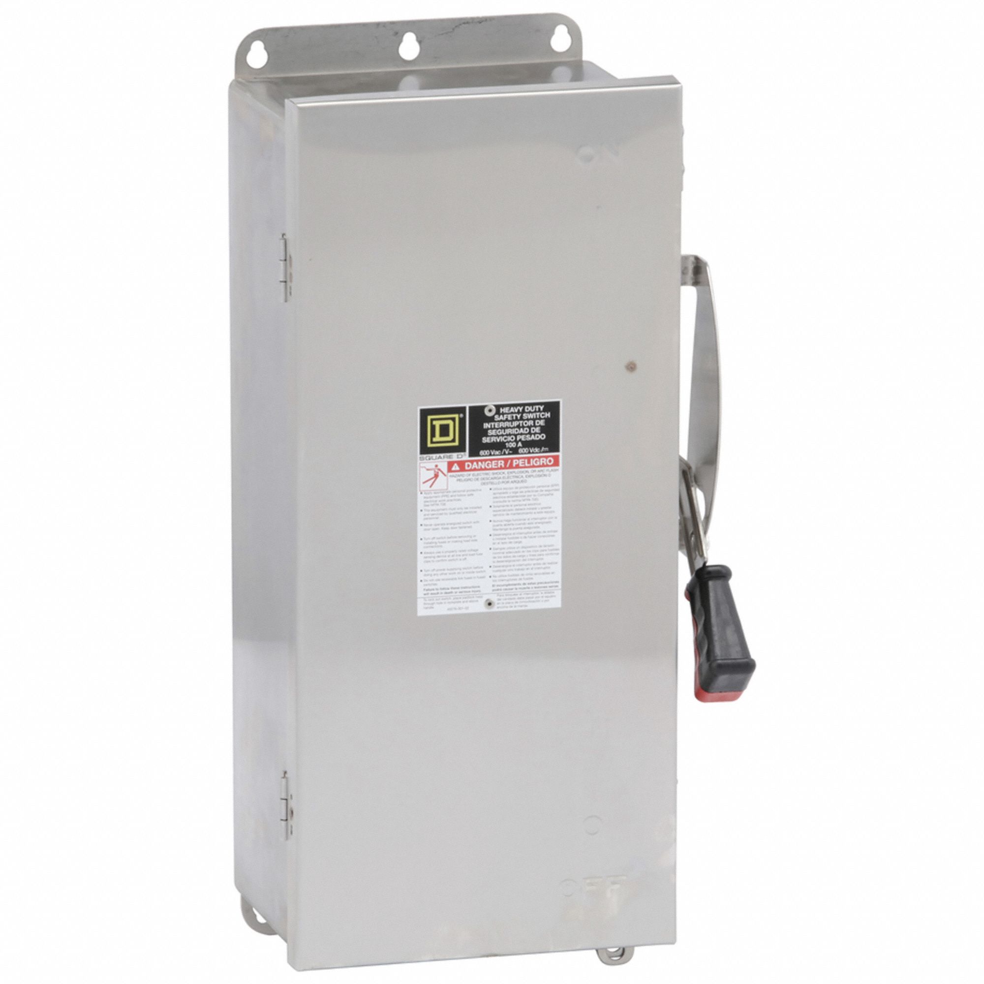 SQUARE D, Fusible, 100 A, Safety Switch - 1H358|H363DS - Grainger