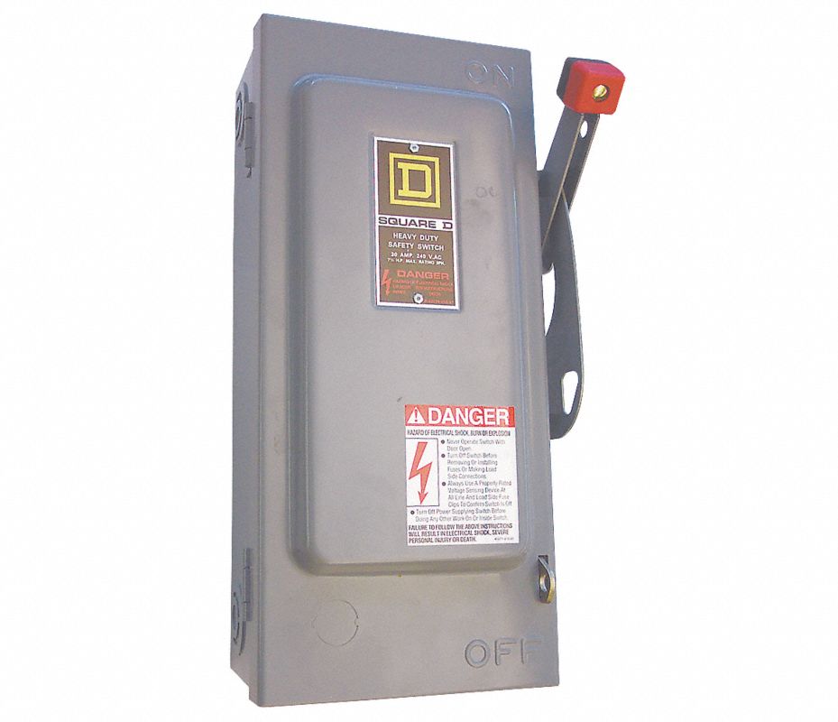 SCHNEIDER ELECTRIC Interruptor de Seguridad, Tipo de Carcasa NEMA 1.0 ...