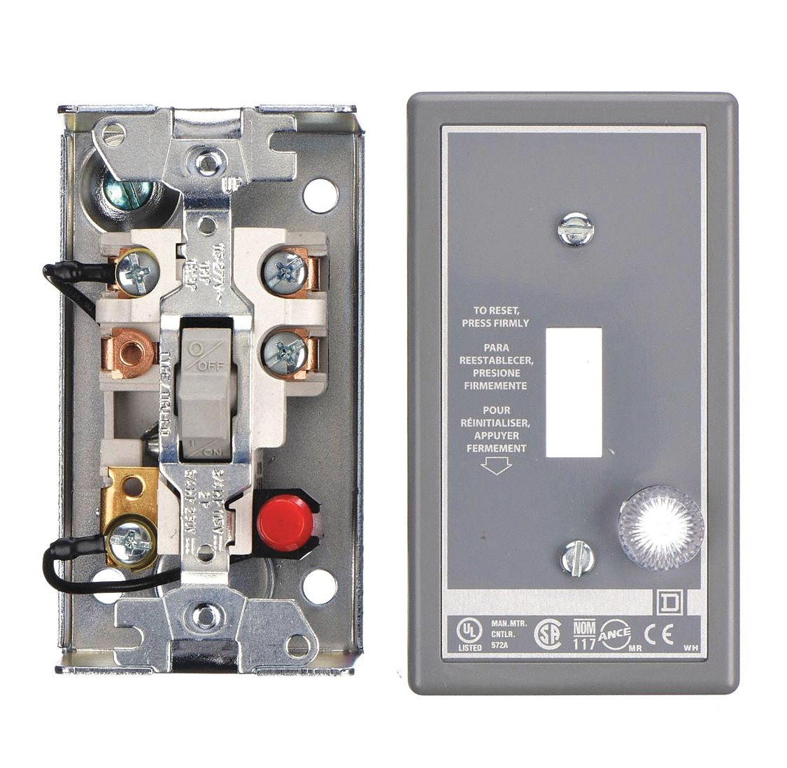 SQUARE D, Non-Reversing, 2 Poles, Manual Motor Starter - 1H388|2510FG2P ...