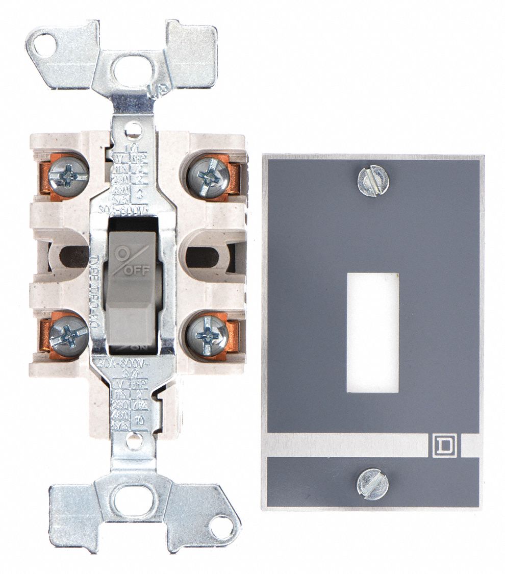 SQUARE D, 2 Poles, 30 A, Manual Motor Switch - 1H404|2510KO1 - Grainger