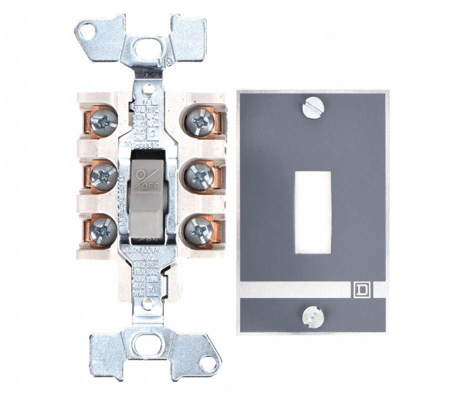 SQUARE D Interruptor de Motor Manual, 30 Amperes CA, Operador ...
