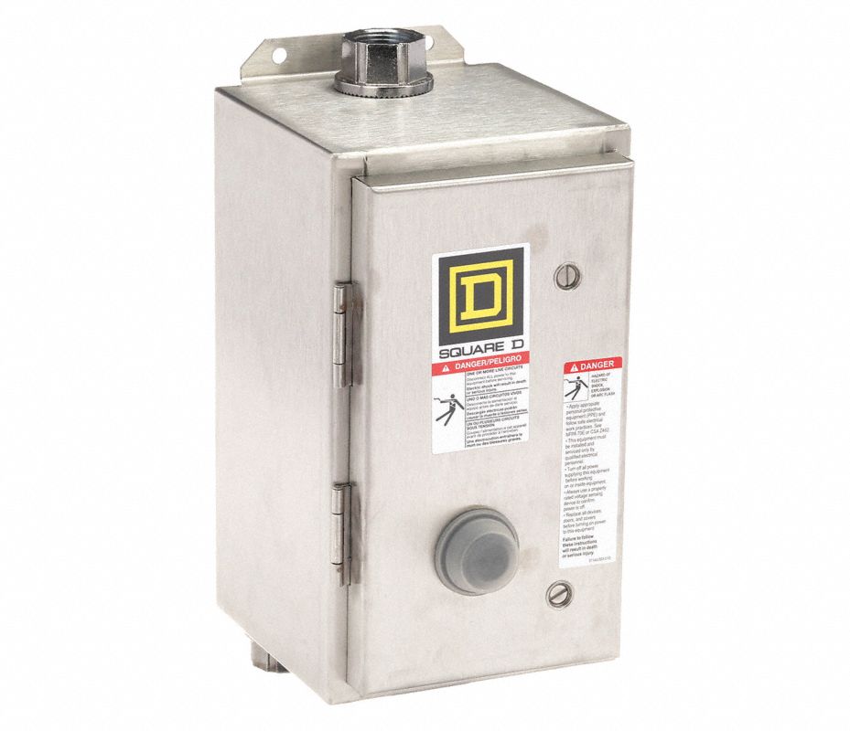 SQUARE D Arrancador d/Motor Magntico,110 a 120VCA - 1H495 ...