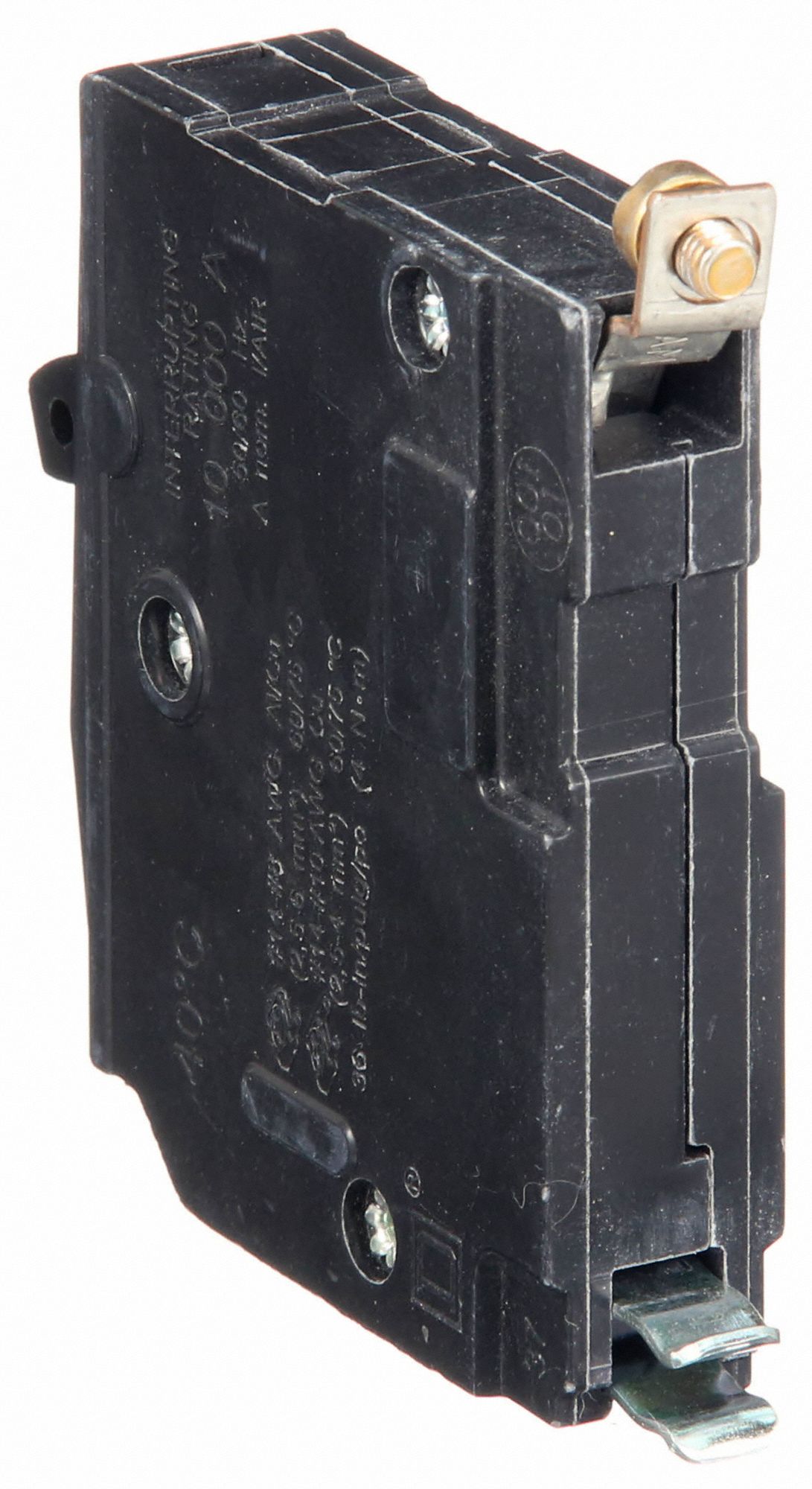 SQUARE D Miniature Circuit Breaker: 15 A, 120/240V AC, Single Phase, 10kA at 120/240V AC, 1 ...