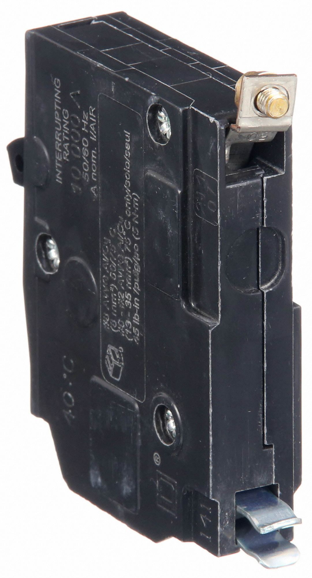 SQUARE D Miniature Circuit Breaker: 40 A, 120/240V AC, Single Phase ...