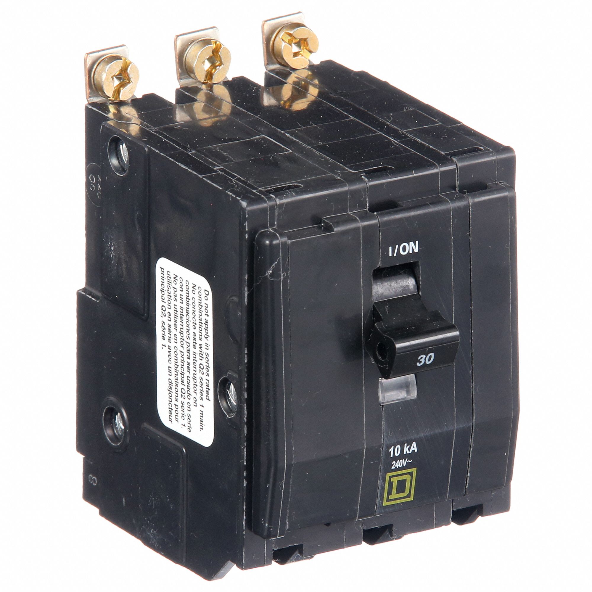 SQUARE D, 30 A, 120/240V AC, Miniature Circuit Breaker - 1H895|QOB330 ...