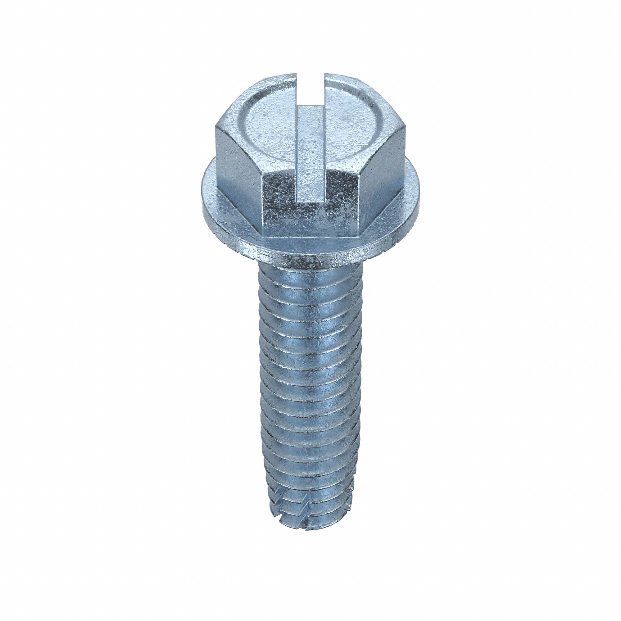 1/4" Size, 1 in Lg, Thread-Cutting Screw - 1HA26|U67021.025.0100 - Grainger