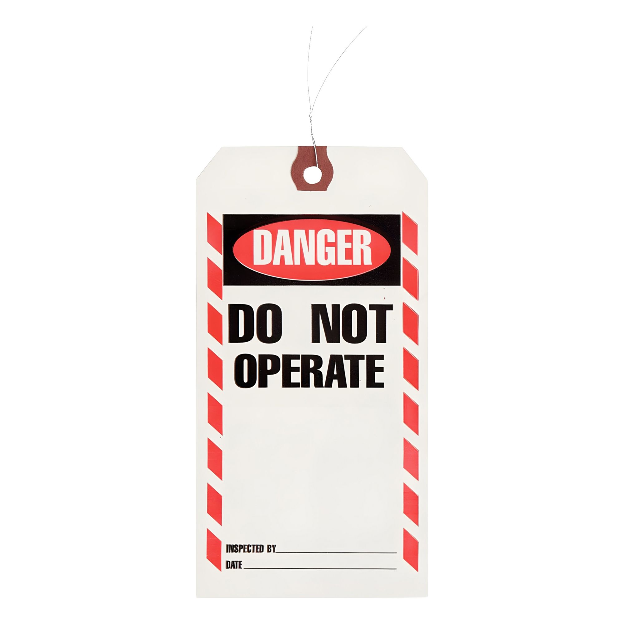 Danger/Do Not Operate, 3 1/8 in Wd, Tag - 1HAB9|1HAB9 - Grainger