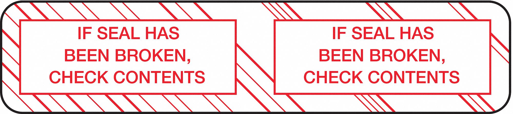 Tamper Resistant Shipping Labels, Material Paper, PK 250 - Grainger