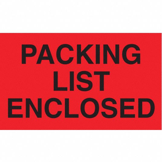 Shipping Labels, Material Paper, Adhesive Back, PK 50 - Grainger