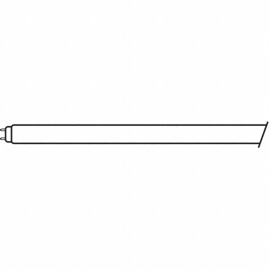 Linear Fluorescent Lamp, T8, 4100 K Color Temperature, Watts 17 - Grainger