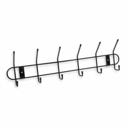 Garment and Coat Rack, Wall-Mounted - Grainger