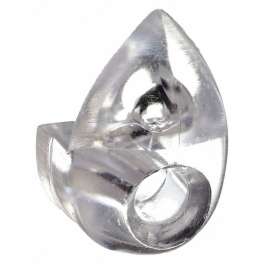 Mirror Clip,Plastic,L 5/8 In,PK25 - Grainger