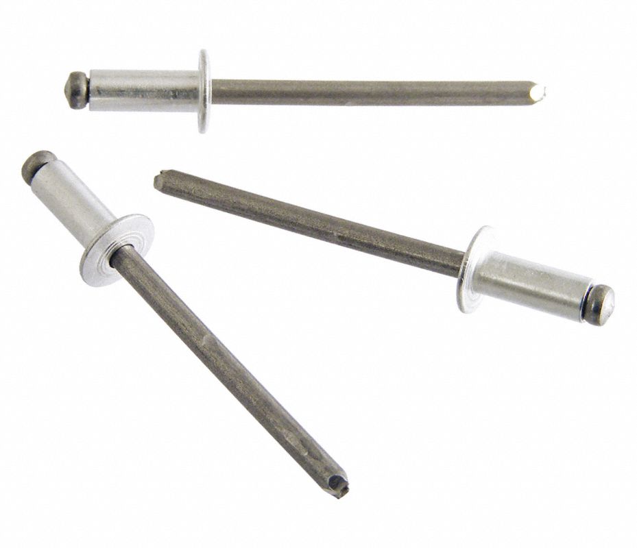 POP Remache Abierto,Domo,Diá.3/16plg,PQ400 - Remaches Ciegos - 1HL42 ...