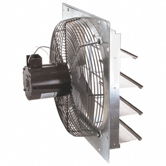 DAYTON Shutter Mount Exhaust Fan - 1HLA3|1HLA3 - Grainger