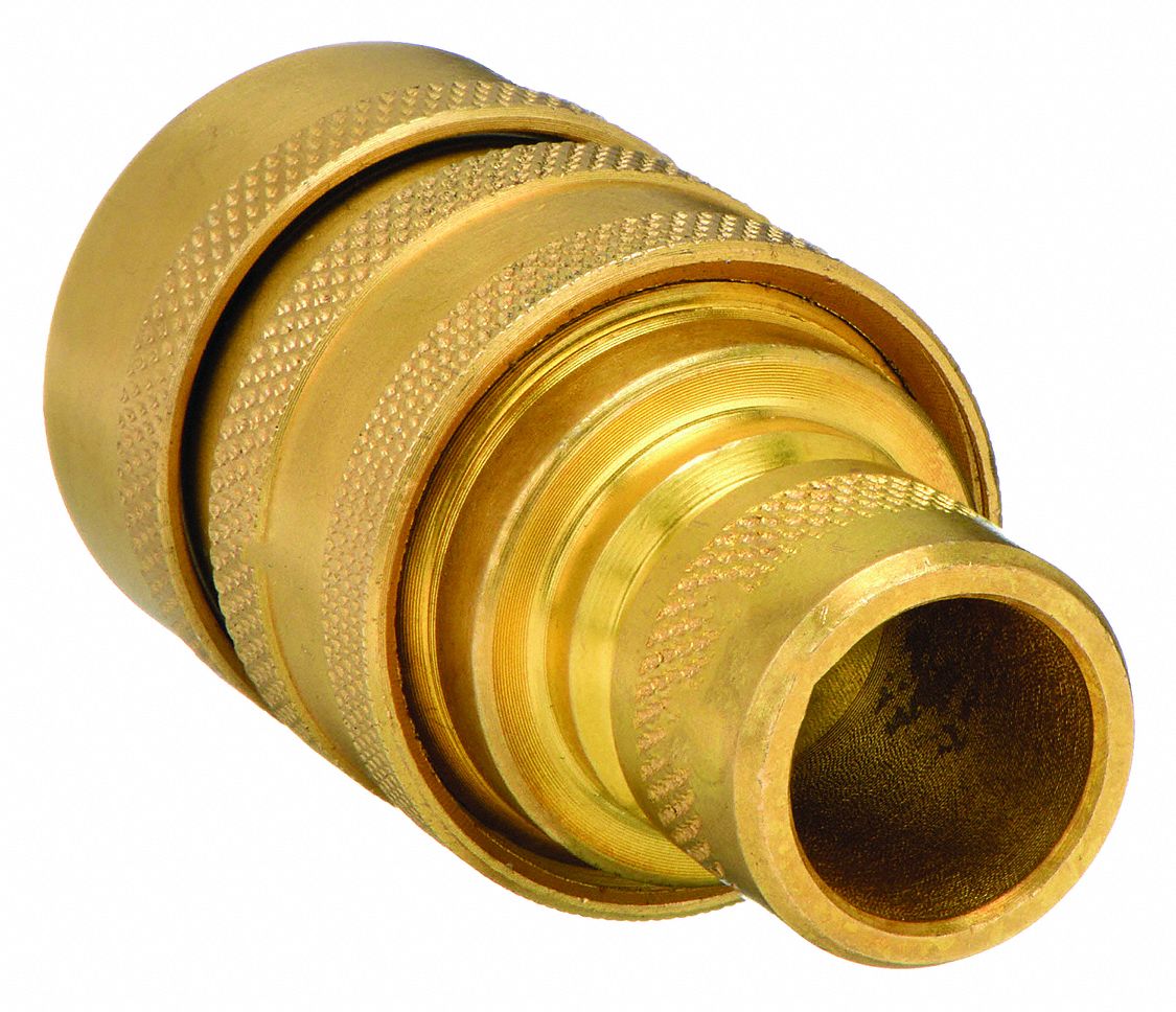 NELSON, 3/4 in x 3/4 in Fitting Size, Male x Female, Garden Hose ...