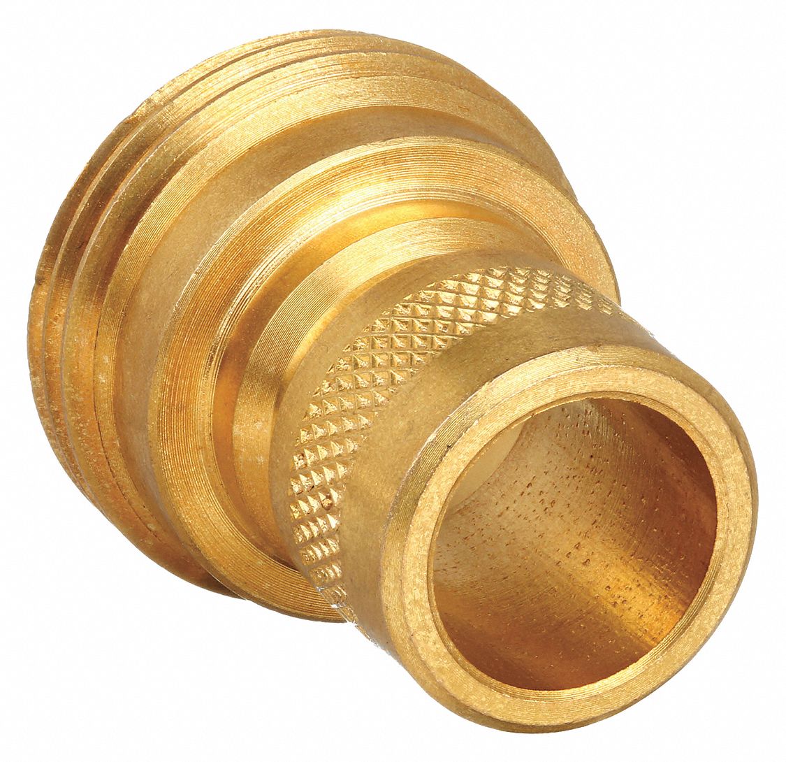 NELSON, 3/4 in x 3/4 in Fitting Size, Male x Male, Garden Hose Adapter ...