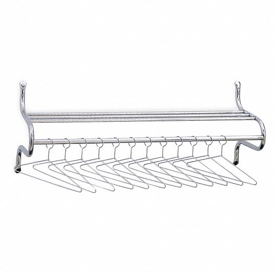 Wall Mount Shelf Rack, —, Steel - Grainger