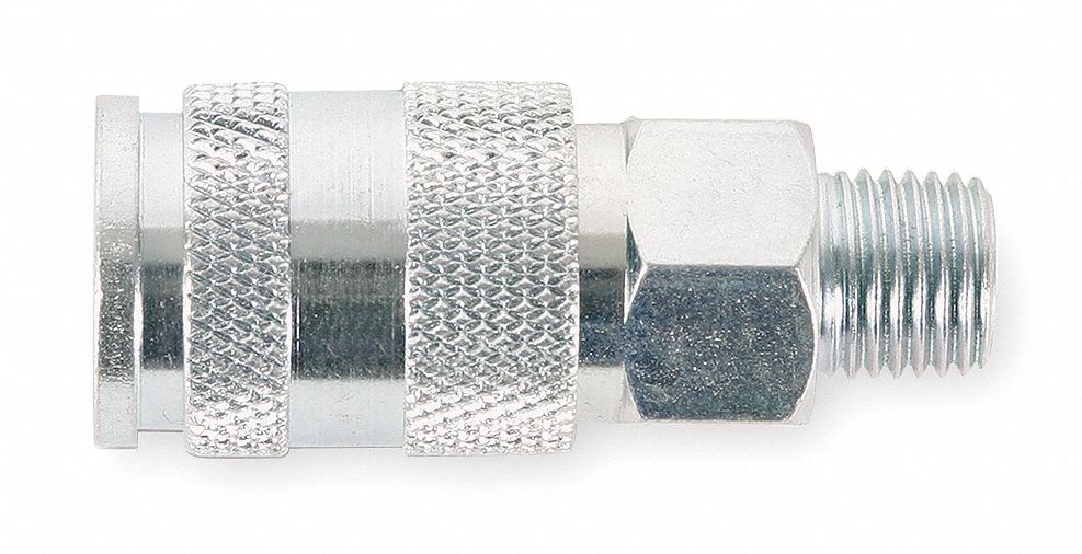 Quick Coupler Plug, Universal, Steel - Grainger