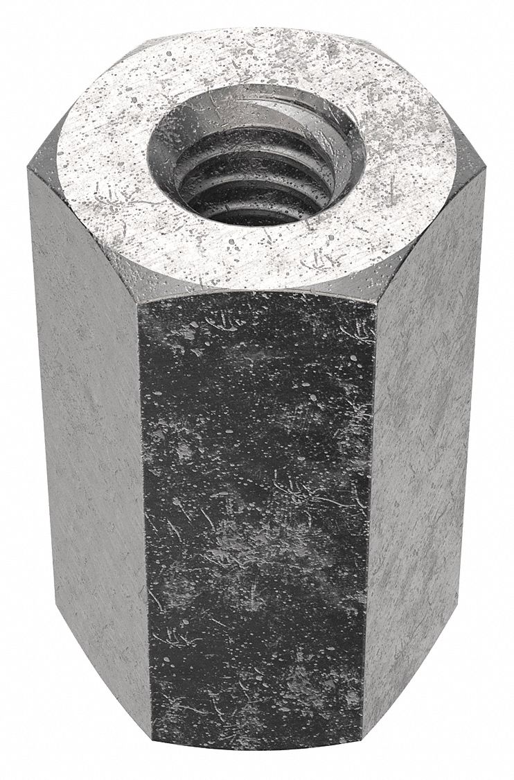 Plain, 316, Coupling Nut - 1HU94|250262BG - Grainger