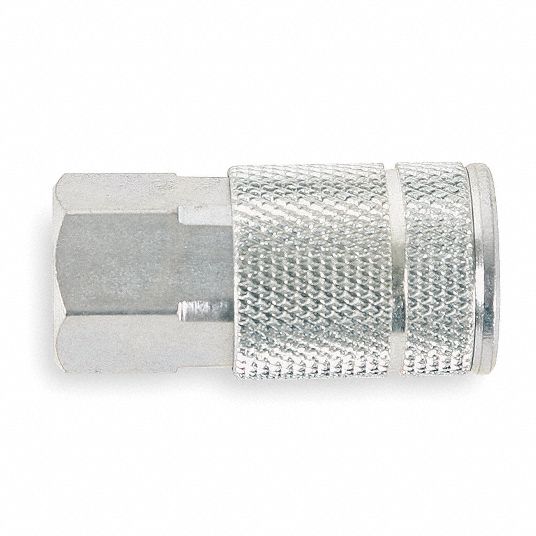Quick Coupler Plug, Industrial, Steel - Grainger