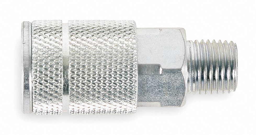 Quick Coupler Plug, Industrial, Steel - Grainger