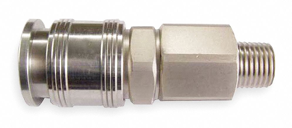 Quick Quick Coupler Body, 304 Stainless Steel - Grainger