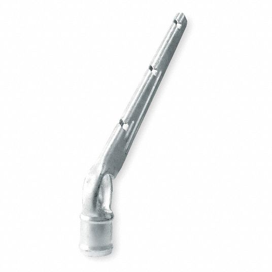 Barbed Wire Line Arm,Steel,Galv,2-3/8 In - Grainger