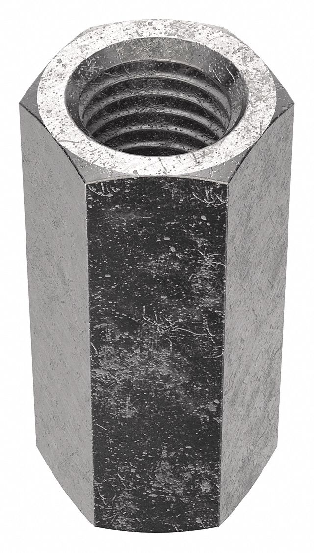 Plain, 316, Coupling Nut - 1HY12|250270BG - Grainger
