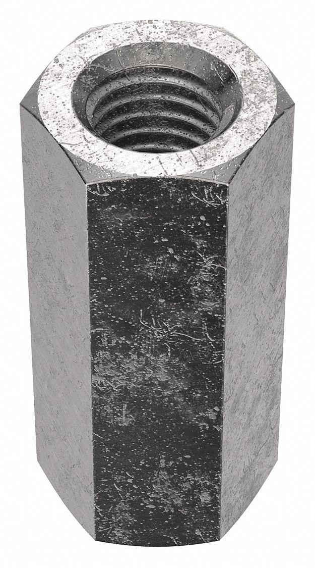 Plain, 18-8, Coupling Nut - 1HY26|250417BG - Grainger