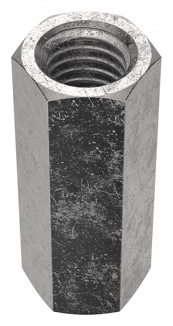 Plain, 18-8, Coupling Nut - 1HY44|1HY44 - Grainger