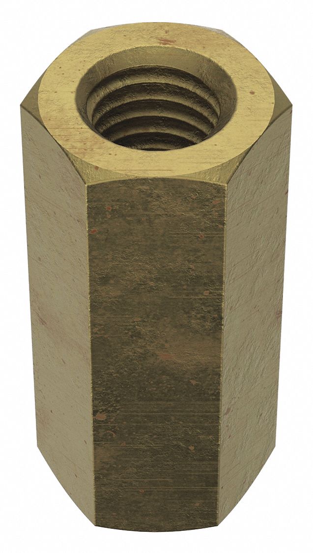 Zinc Plated, Grade 8, Coupling Nut - 1HY78|205823BG - Grainger