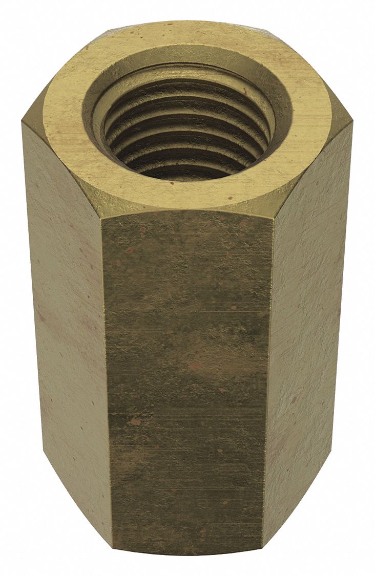 APPROVED VENDOR Tuerca Acopla,Zinc,2-3/4Lx1-1/2An pulg. - Tuerca Cople ...