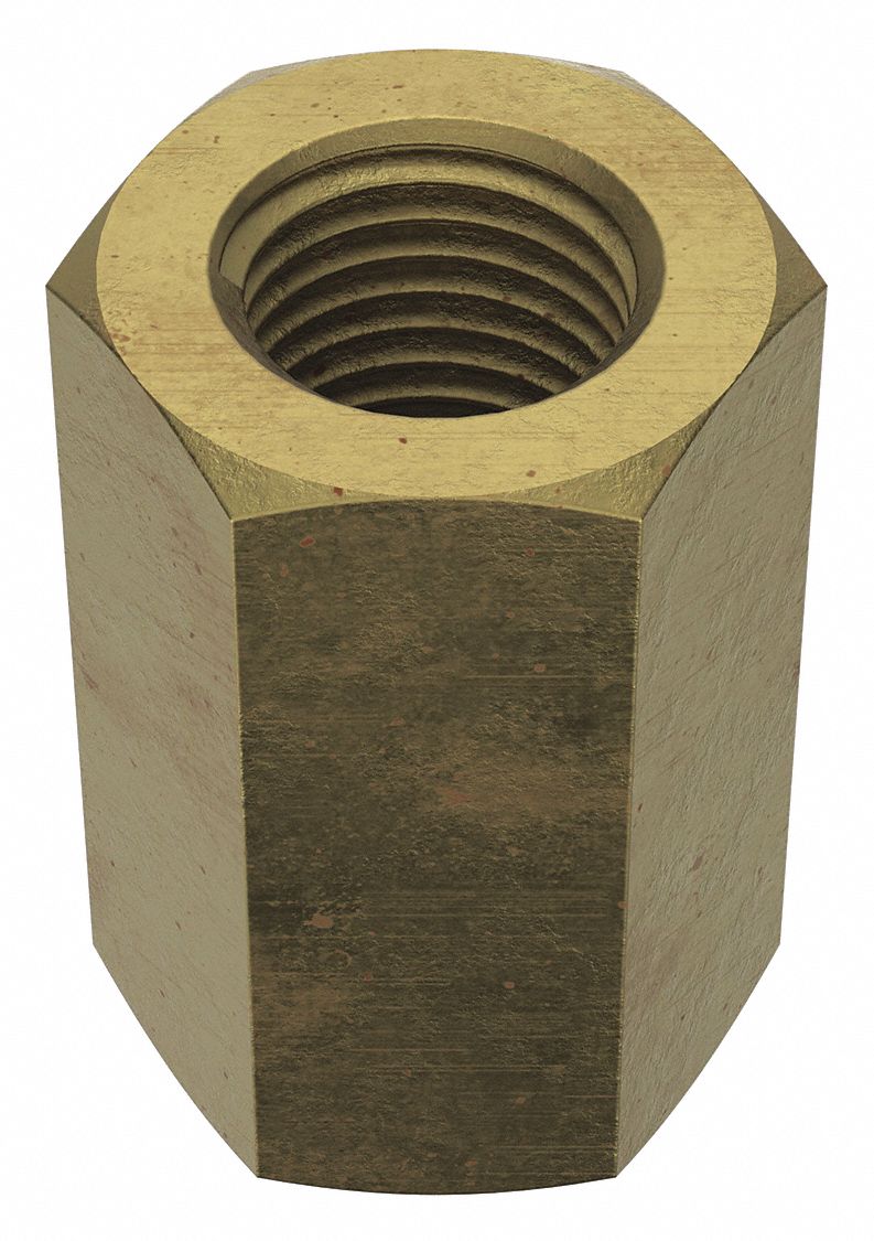 Zinc-Plated, Grade 8, Coupling Nut - 1HY88|205827BG - Grainger