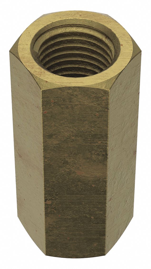 Zinc-Plated, Grade 2, Coupling Nut - 1JA71|250367BG - Grainger