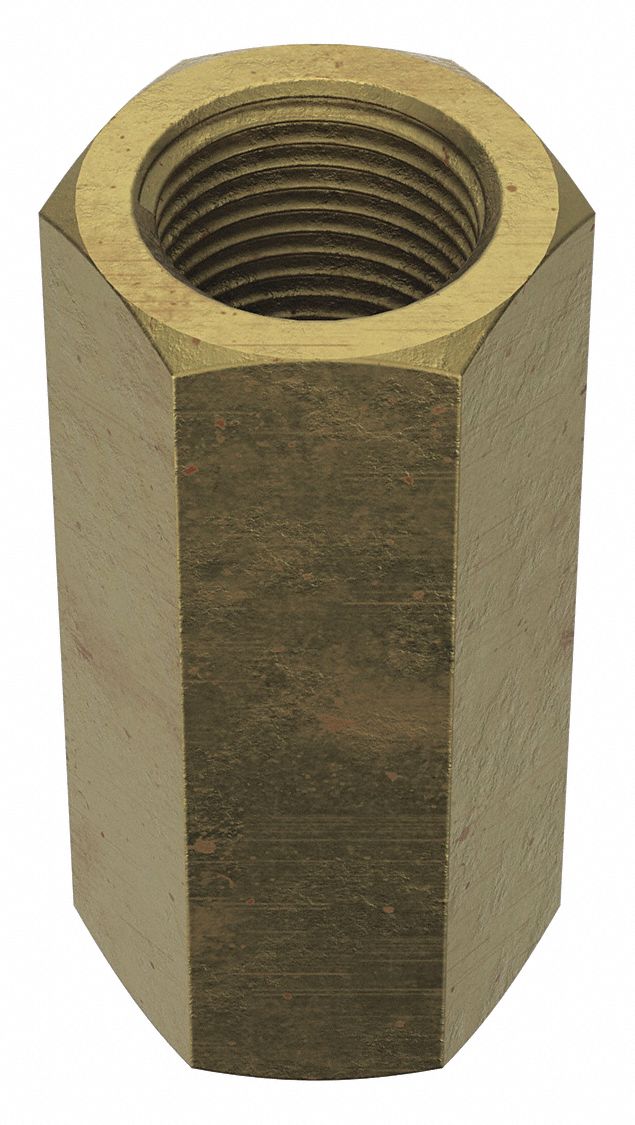 Zinc-Plated, Grade 2, Coupling Nut - 1JB17|1JB17 - Grainger