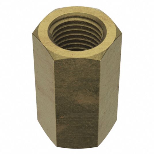 Zinc-Plated, Grade 2, Coupling Nut - 1JB37|250146BG - Grainger