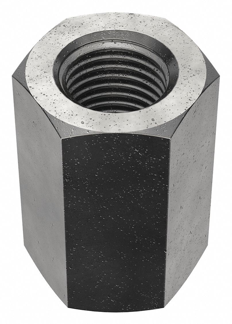 Plain, Grade 2H, Coupling Nut - 1JB95|204388BG - Grainger