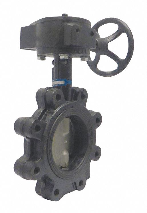 MILWAUKEE VALVE, 6 in Pipe Size, Concentric, Butterfly Valve - 5MPE3 ...