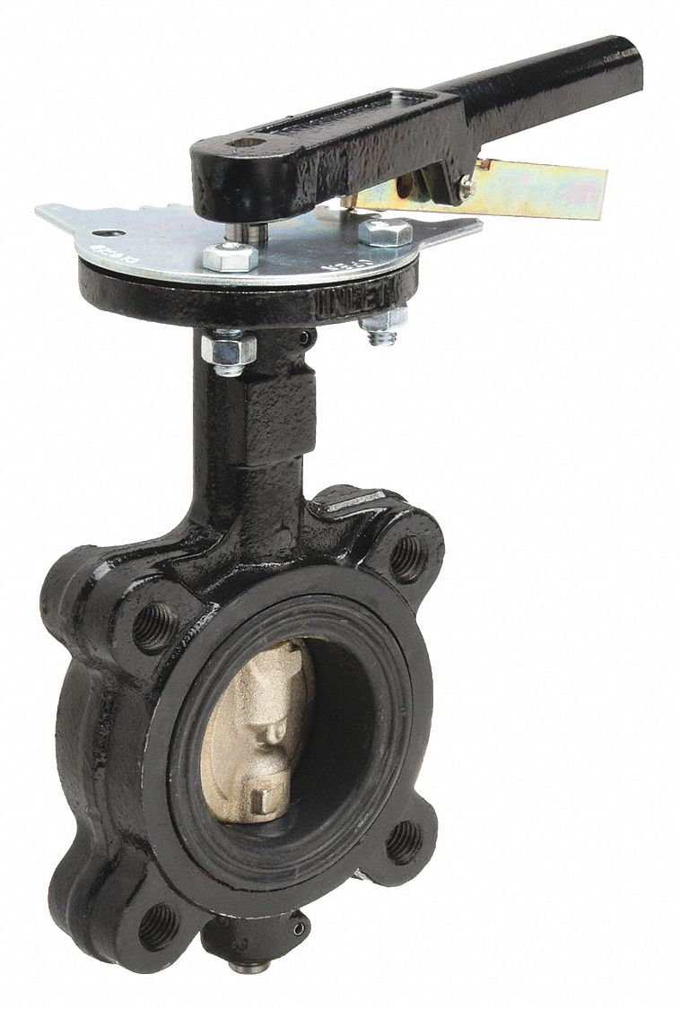 MILWAUKEE VALVE, 3 in Pipe Size, Concentric, Butterfly Valve - 5MPD8 ...